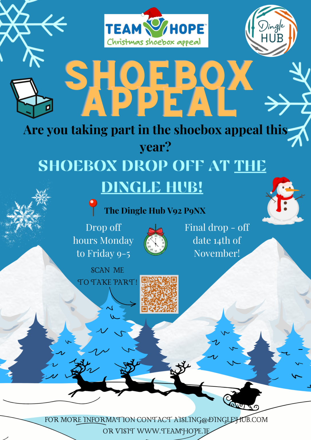 Christmas 2023 Shoebox Appeal – Dingle Hub